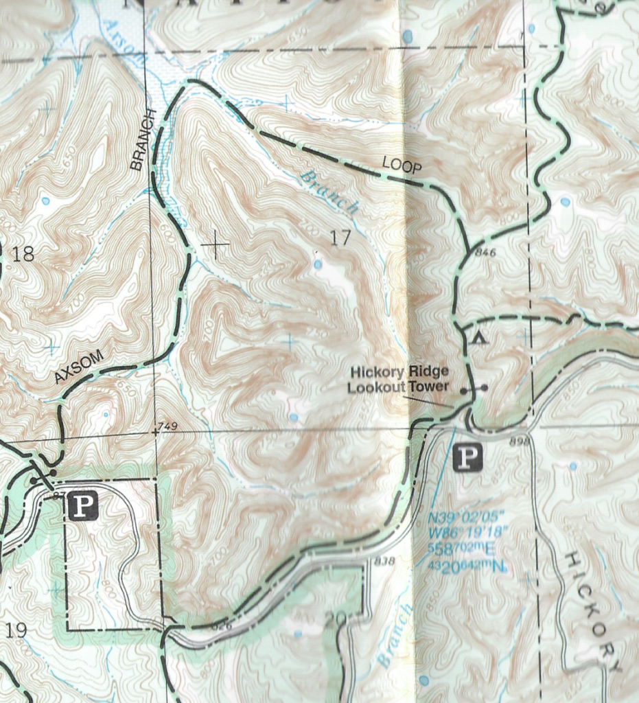 National Geographic HNF Maps - Indiana Fire Towers (by Mark A)